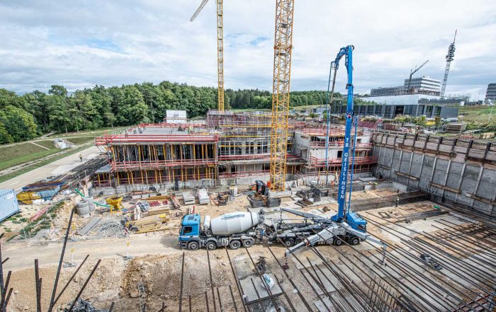 Moderne achtgeschossige Bürotürme - Universelle Ulm