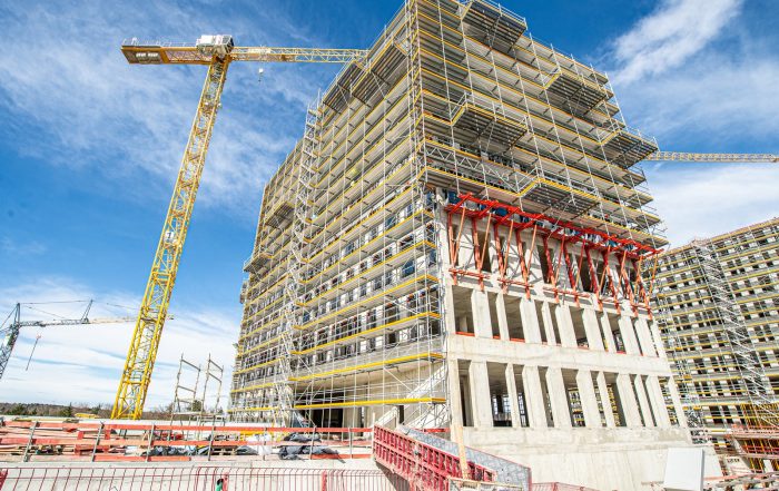 Moderne achtgeschossige Bürotürme - Universelle Ulm