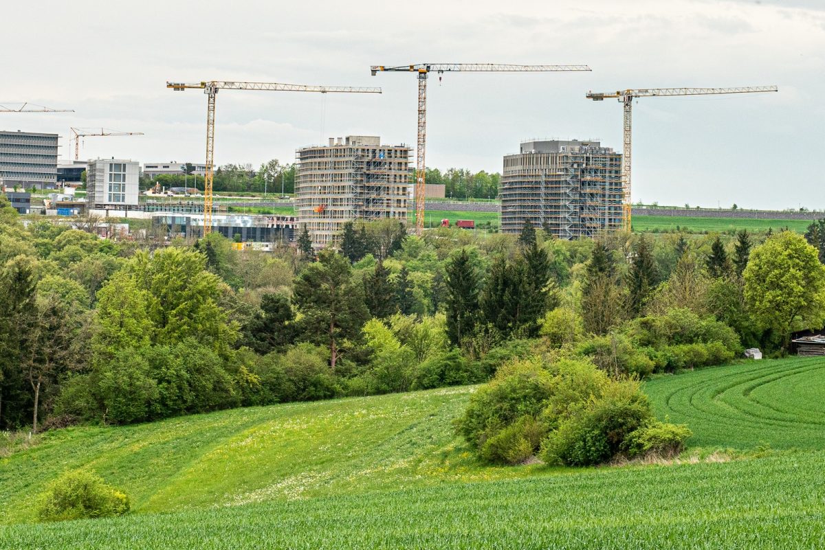 Baufortschritt Mitte Mai 2023 - Universelle Ulm - Science Park III