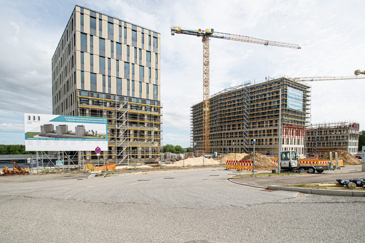 Baufortschritt Mitte Juli 2023 - Universelle Ulm - Science Park III