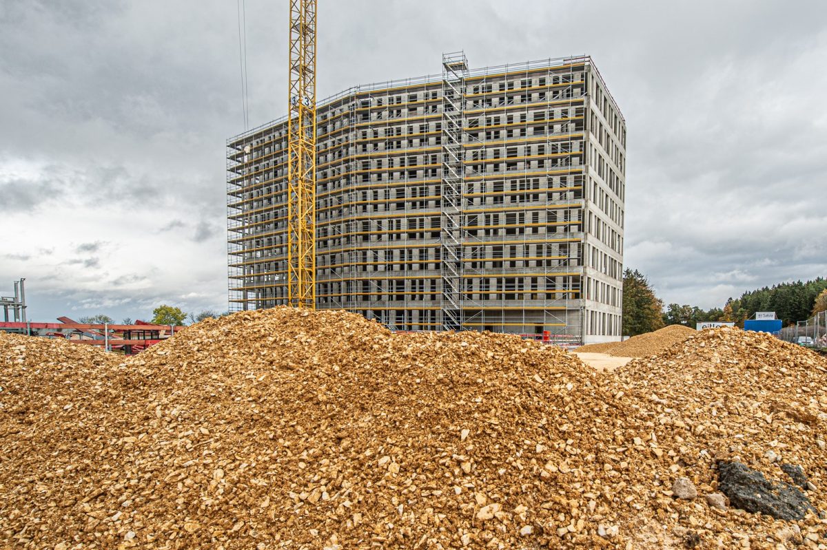 Fortschritt Ende Oktober 2023 - Universelle Ulm - Science Park III