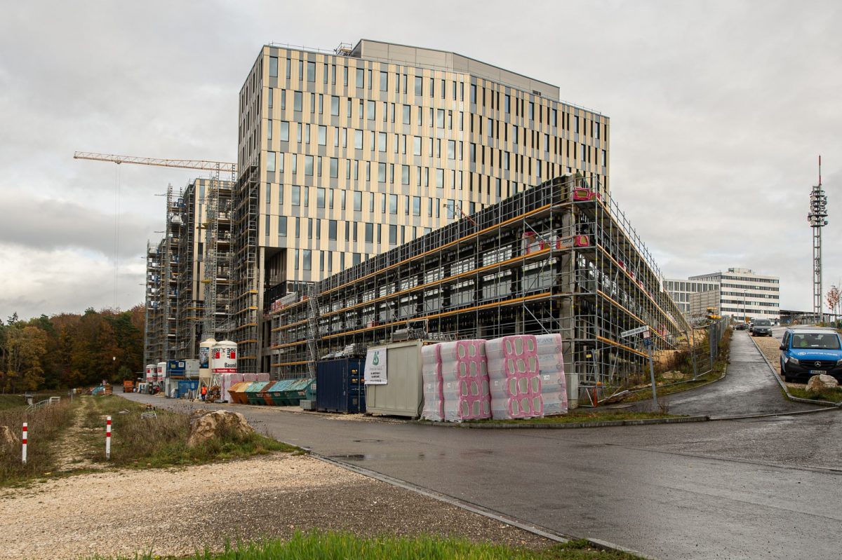 Fortschritt Ende Oktober 2023 - Universelle Ulm - Science Park III